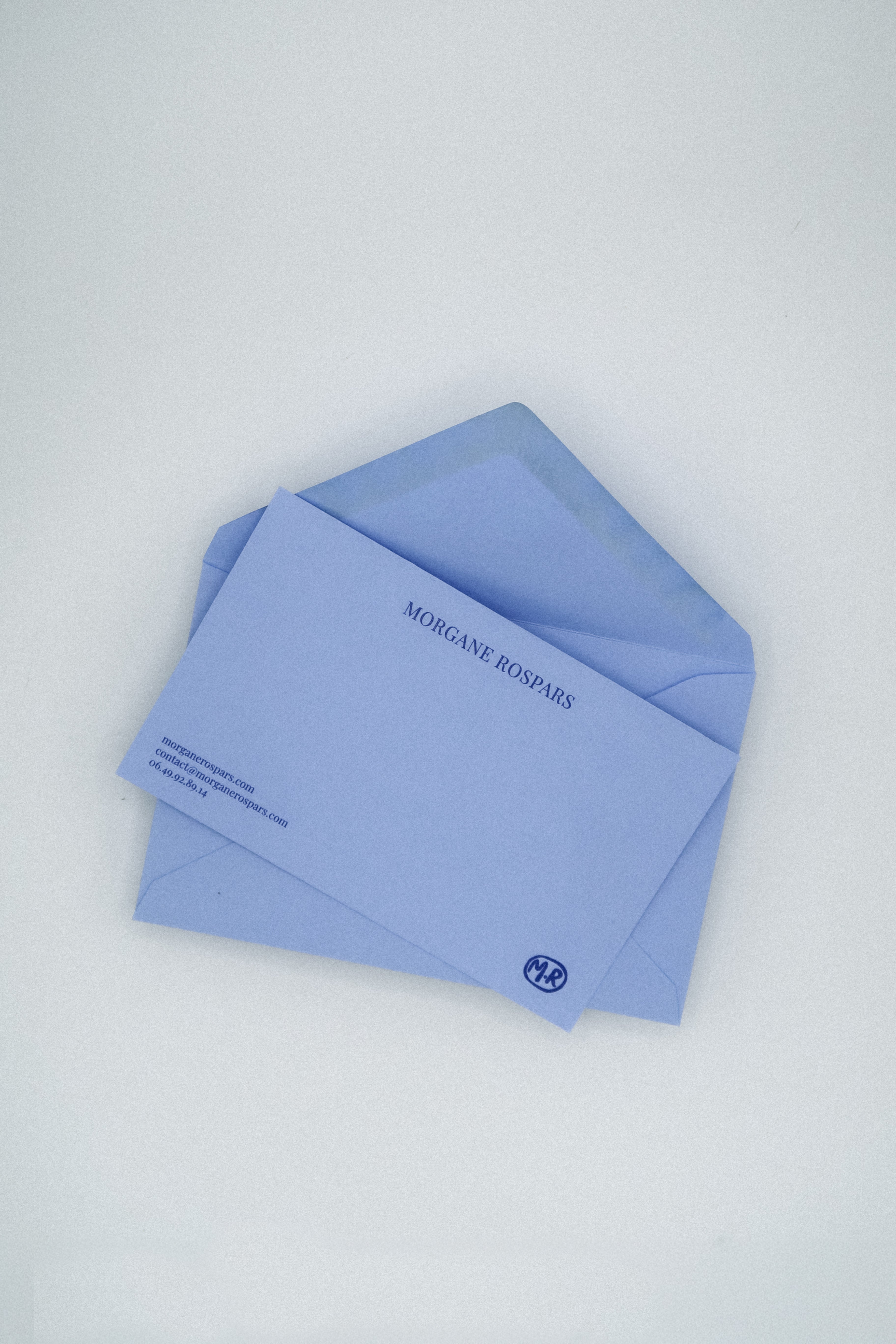 Personalized small correspondence cards